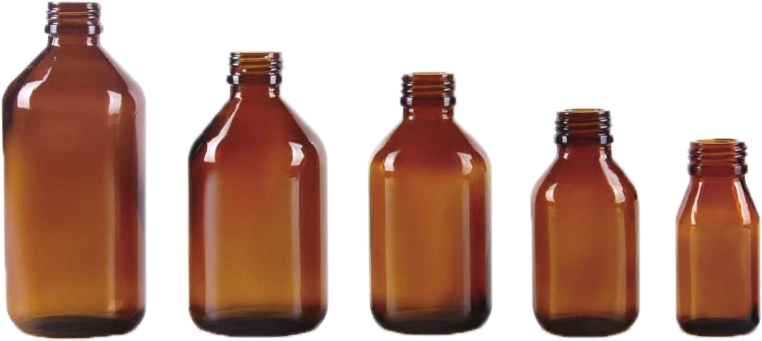 Frascos de Vidro - PP24 - Âmbar - RRA Pack